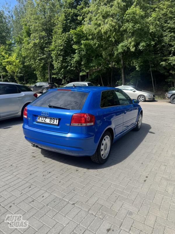 Blue Audi A3 2005 in Vilnius, with an engine capacity of 2.00 L and mileage of 397 thousand km for 2300 €, photo 6 on AUTOMOTO.COM.LV