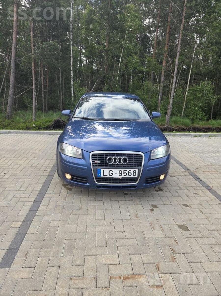 Синий Ауди А3 2005 в Рига, объемом двигателя 2.00 л и пробегом 0 тыс. км за 2100 €, фото 1 на AUTOMOTO.COM.LV