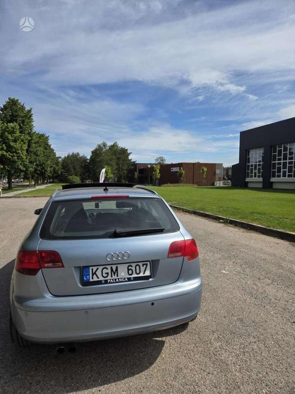 Blue Audi A3 2005 in Palanga, with an engine capacity of 1.98 L and mileage of 338 thousand km for 2500 €, photo 5 on AUTOMOTO.COM.LV