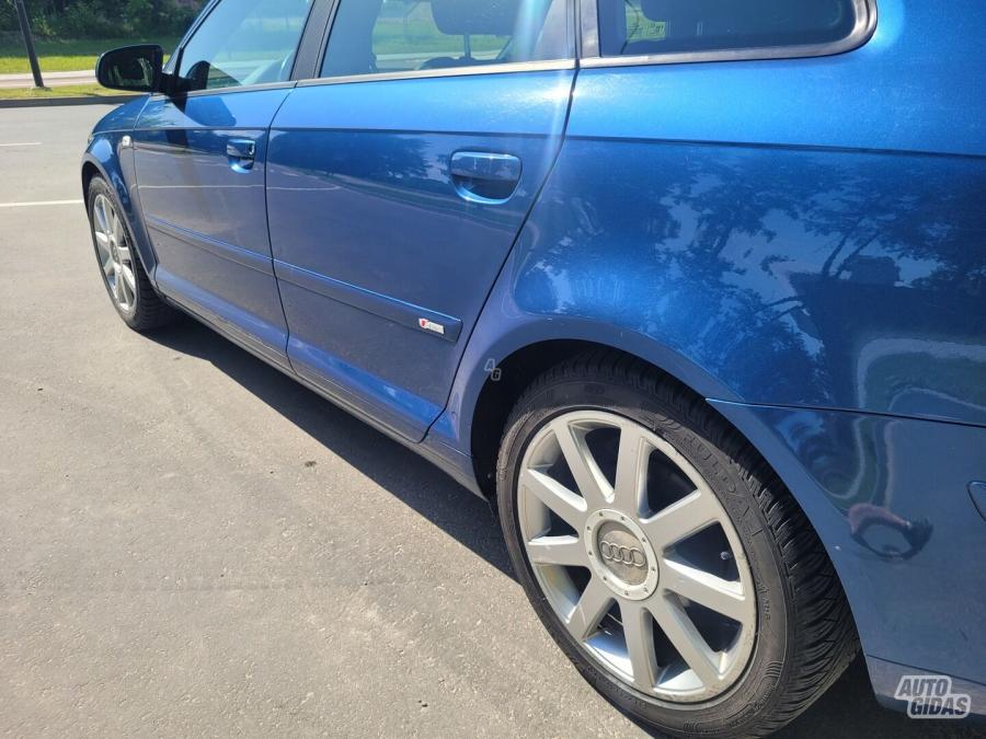 Blue Audi A3 2005 in Vilnius, with an engine capacity of 2.00 L and mileage of 324 thousand km for 2450 €, photo 12 on AUTOMOTO.COM.LV