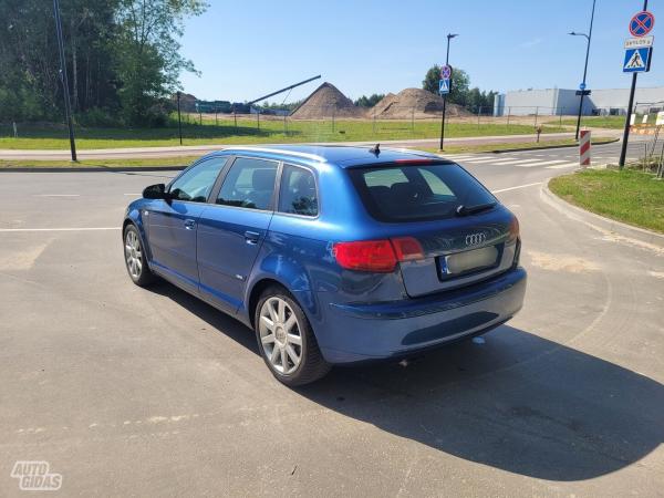 Blue Audi A3 2005 in Vilnius, with an engine capacity of 2.00 L and mileage of 324 thousand km for 2350 €, photo 6 on AUTOMOTO.COM.LV