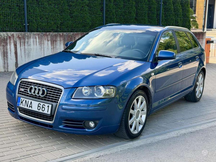 Blue Audi A3 2005 in Vilnius, with an engine capacity of 1.97 L and mileage of 320 thousand km for 3200 €, photo 1 on AUTOMOTO.COM.LV