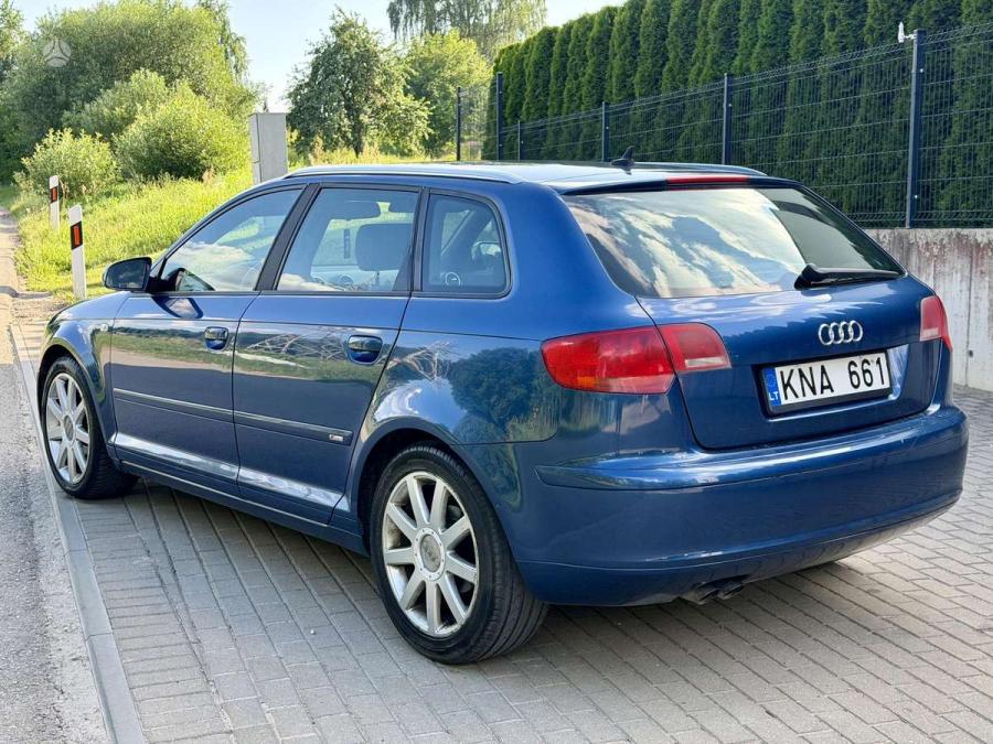 Blue Audi A3 2005 in Vilnius, with an engine capacity of 1.97 L and mileage of 320 thousand km for 3200 €, photo 4 on AUTOMOTO.COM.LV