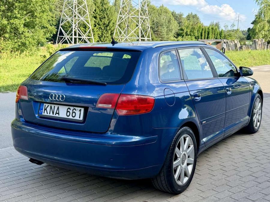 Blue Audi A3 2005 in Vilnius, with an engine capacity of 1.97 L and mileage of 320 thousand km for 3200 €, photo 6 on AUTOMOTO.COM.LV