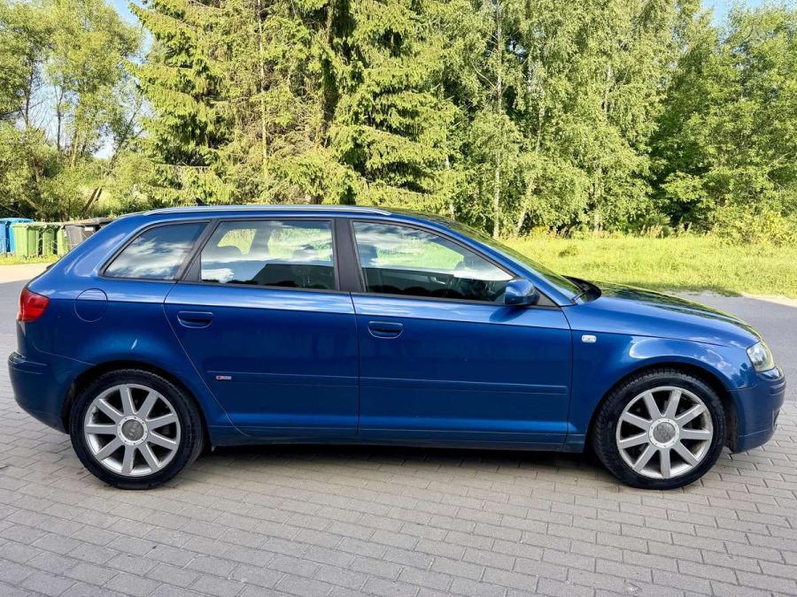 Blue Audi A3 2005 in Vilnius, with an engine capacity of 1.97 L and mileage of 320 thousand km for 3200 €, photo 7 on AUTOMOTO.COM.LV