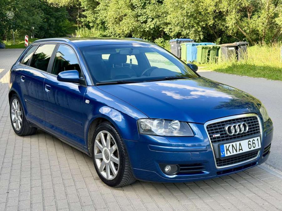 Blue Audi A3 2005 in Vilnius, with an engine capacity of 1.97 L and mileage of 320 thousand km for 3200 €, photo 8 on AUTOMOTO.COM.LV