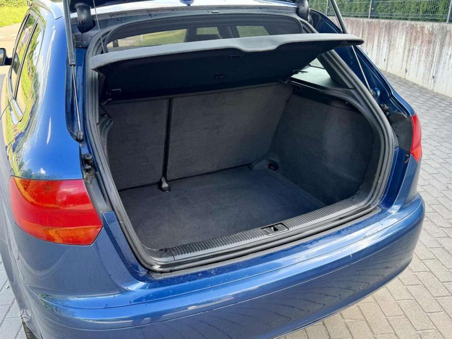 Blue Audi A3 2005 in Vilnius, with an engine capacity of 1.97 L and mileage of 320 thousand km for 3200 €, photo 11 on AUTOMOTO.COM.LV