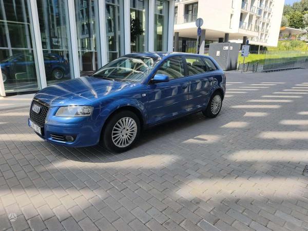 Blue Audi A3 2005 in Vilnius, with an engine capacity of 1.60 L and mileage of 200 thousand km for 2300 €, photo 2 on AUTOMOTO.COM.LV