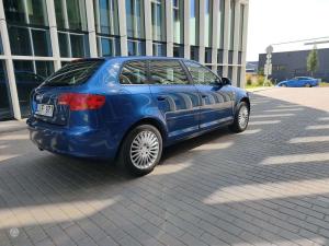 Blue Audi A3 2005 in Vilnius, with an engine capacity of 1.60 L and mileage of 200 thousand km for 2300 €, photo 5 on AUTOMOTO.COM.LV