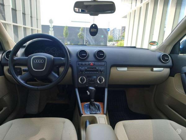 Blue Audi A3 2005 in Vilnius, with an engine capacity of 1.60 L and mileage of 200 thousand km for 2300 €, photo 8 on AUTOMOTO.COM.LV