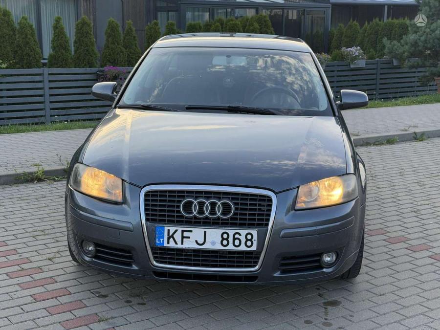 Blue Audi A3 2005 in Vilnius, with an engine capacity of 1.60 L and mileage of 300 thousand km for 1600 €, photo 8 on AUTOMOTO.COM.LV