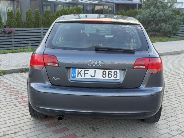Blue Audi A3 2005 in Vilnius, with an engine capacity of 1.60 L and mileage of 300 thousand km for 1600 €, photo 8 on AUTOMOTO.COM.LV