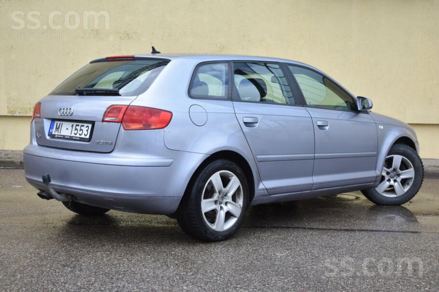 Zils Audi A3 2005 Talsi, ar dzinēja tilpumu 2.00 L un nobraukumu 317 tūkst. km par 2200 €, foto 6 vietnē AUTOMOTO.COM.LV