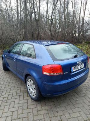 Blue Audi A3 2006 in Vilnius, with an engine capacity of 1.60 L and mileage of 224 thousand km for 2200 €, photo 4 on AUTOMOTO.COM.LV
