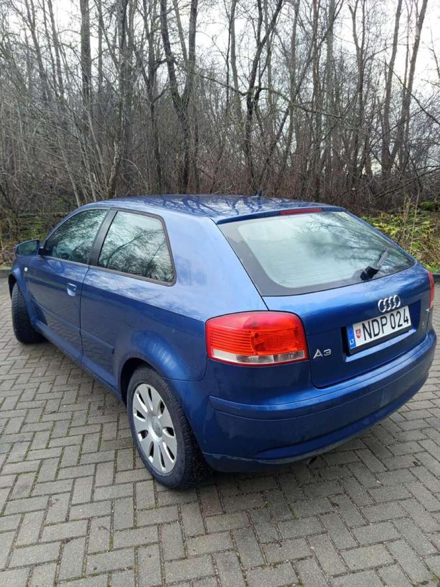 Blue Audi A3 2006 in Vilnius, with an engine capacity of 1.60 L and mileage of 224 thousand km for 2200 €, photo 4 on AUTOMOTO.COM.LV