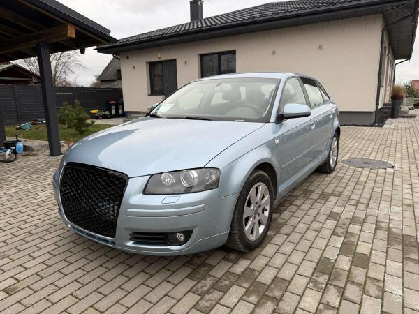 Blue Audi A3 2006 in Kaisiadorys, with an engine capacity of 1.97 L and mileage of 293 thousand km for 3800 €, photo 1 on AUTOMOTO.COM.LV
