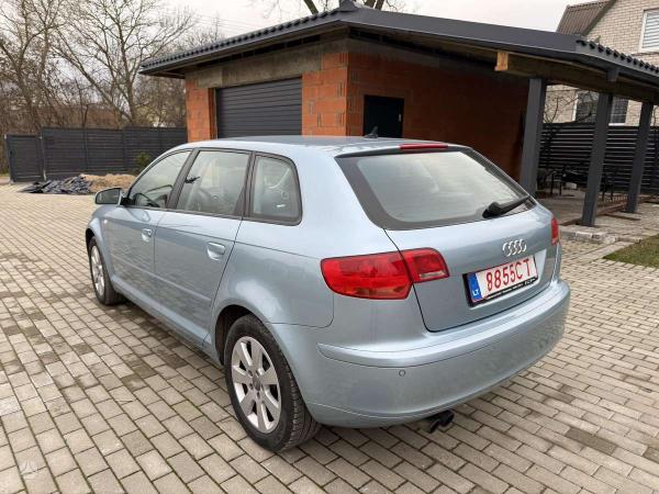 Blue Audi A3 2006 in Kaisiadorys, with an engine capacity of 1.97 L and mileage of 293 thousand km for 3800 €, photo 2 on AUTOMOTO.COM.LV