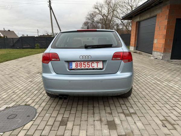 Blue Audi A3 2006 in Kaisiadorys, with an engine capacity of 1.97 L and mileage of 293 thousand km for 3800 €, photo 3 on AUTOMOTO.COM.LV