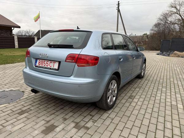 Blue Audi A3 2006 in Kaisiadorys, with an engine capacity of 1.97 L and mileage of 293 thousand km for 3800 €, photo 4 on AUTOMOTO.COM.LV