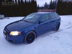 Blue Audi A3 2006 in Riga, with an engine capacity of 2.00 L and mileage of 409 thousand km for 2600 €, photo  on AUTOMOTO.COM.LV