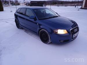 Blue Audi A3 2006 in Riga, with an engine capacity of 2.00 L and mileage of 409 thousand km for 2600 €, photo 2 on AUTOMOTO.COM.LV