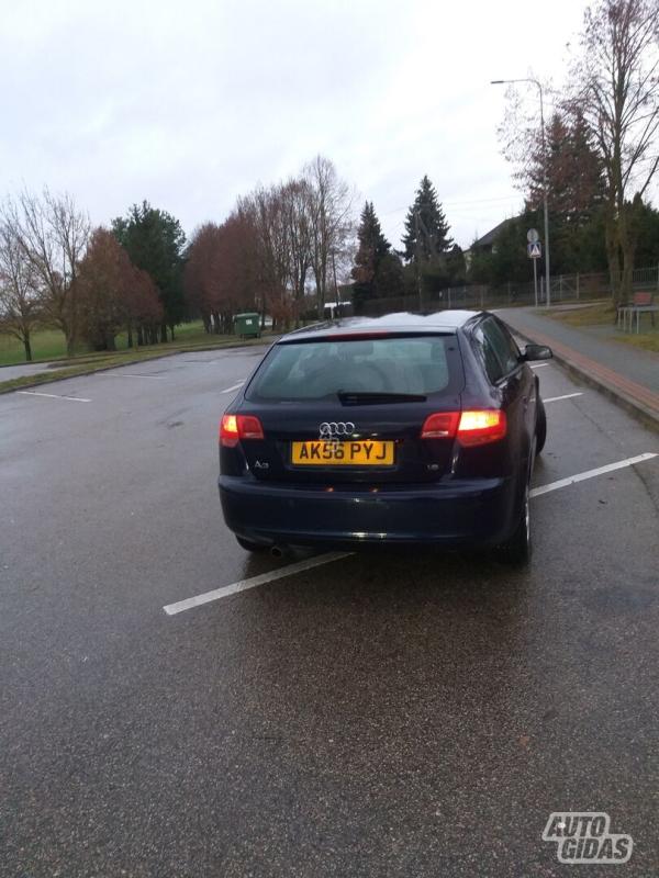 Blue Audi A3 2006 in Vilnius, with an engine capacity of 1.60 L and mileage of 2 thousand km for 1000 €, photo 2 on AUTOMOTO.COM.LV