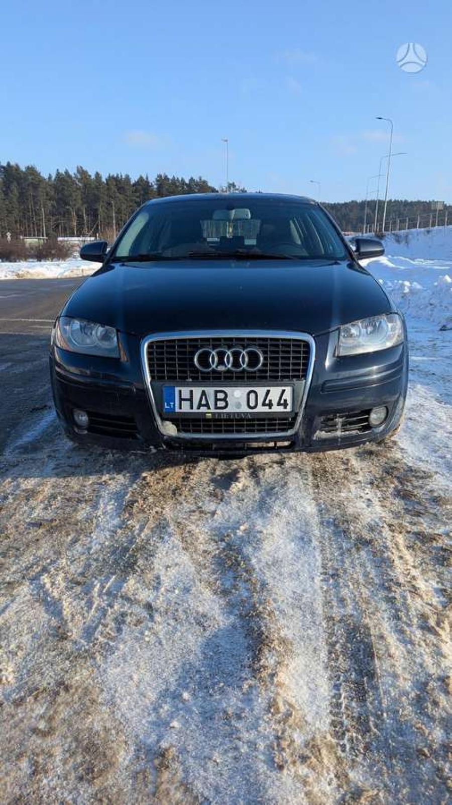 Blue Audi A3 2006 in Vilnius, with an engine capacity of 1.97 L and mileage of 373 thousand km for 2799 €, photo 6 on AUTOMOTO.COM.LV