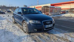 Blue Audi A3 2006 in Vilnius, with an engine capacity of 1.97 L and mileage of 373 thousand km for 2799 €, photo 12 on AUTOMOTO.COM.LV