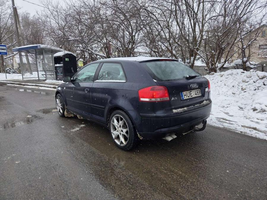 Zils Audi A3 2006 Viļņa, ar dzinēja tilpumu 1.97 L un nobraukumu 317 tūkst. km par 1000 €, foto 3 vietnē AUTOMOTO.COM.LV