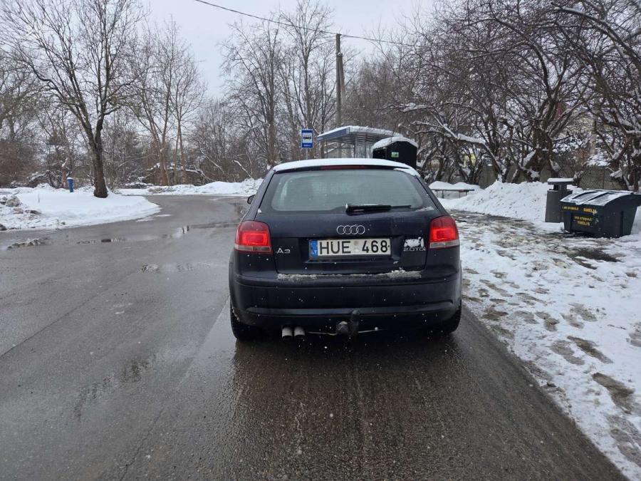 Zils Audi A3 2006 Viļņa, ar dzinēja tilpumu 1.97 L un nobraukumu 317 tūkst. km par 1000 €, foto 4 vietnē AUTOMOTO.COM.LV
