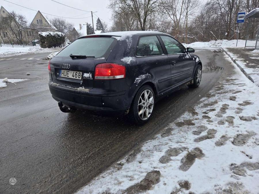 Zils Audi A3 2006 Viļņa, ar dzinēja tilpumu 1.97 L un nobraukumu 317 tūkst. km par 1000 €, foto 5 vietnē AUTOMOTO.COM.LV