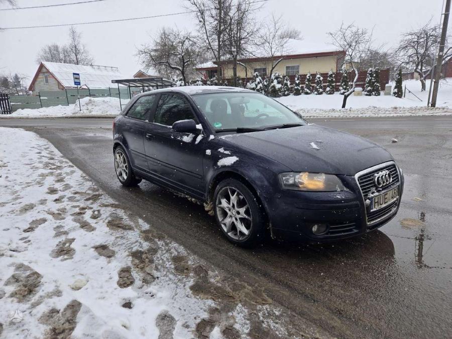 Zils Audi A3 2006 Viļņa, ar dzinēja tilpumu 1.97 L un nobraukumu 317 tūkst. km par 1000 €, foto 7 vietnē AUTOMOTO.COM.LV
