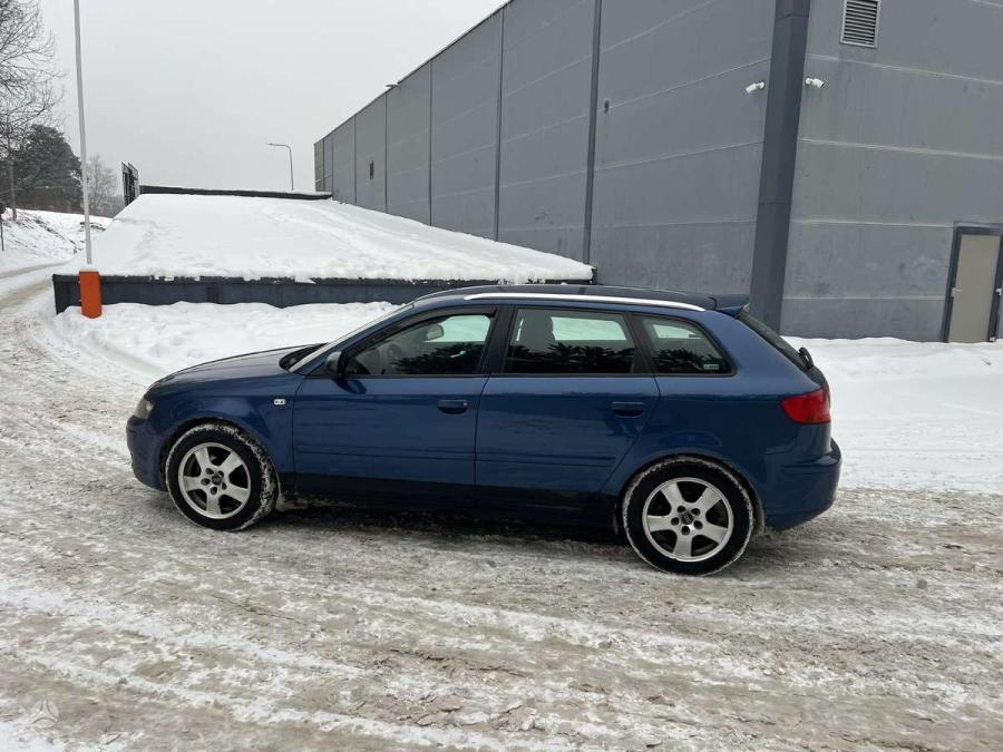 Blue Audi A3 2006 in Vilnius, with an engine capacity of 1.97 L and mileage of 362 thousand km for 1950 €, photo 5 on AUTOMOTO.COM.LV