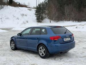 Blue Audi A3 2006 in Vilnius, with an engine capacity of 1.90 L and mileage of 289 thousand km for 2000 €, photo 4 on AUTOMOTO.COM.LV