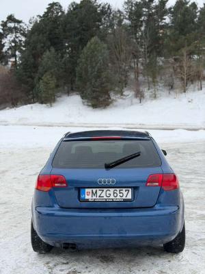 Blue Audi A3 2006 in Vilnius, with an engine capacity of 1.90 L and mileage of 289 thousand km for 2000 €, photo 8 on AUTOMOTO.COM.LV