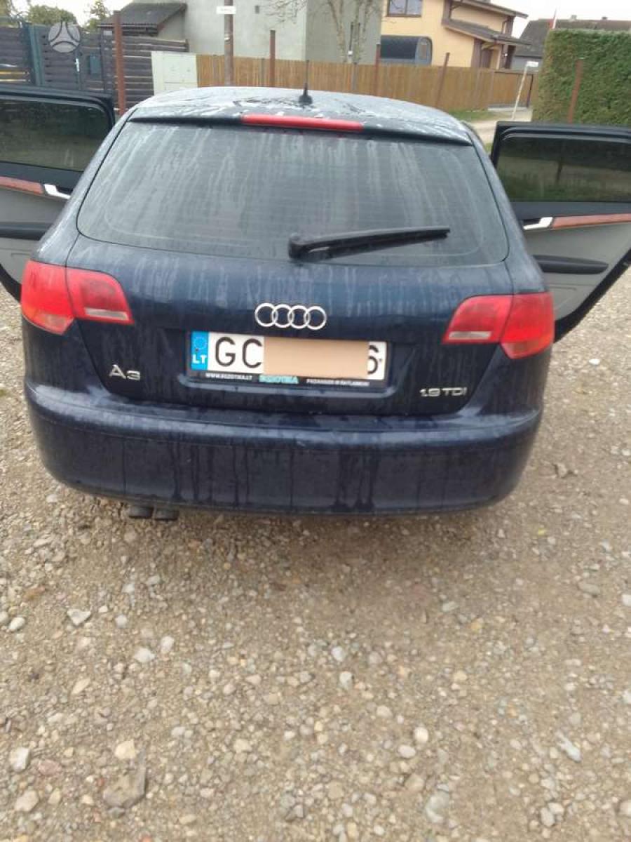 Zils Audi A3 2006 Šauļi, ar dzinēja tilpumu 1.90 L un nobraukumu 340 tūkst. km par 2550 €, foto 3 vietnē AUTOMOTO.COM.LV