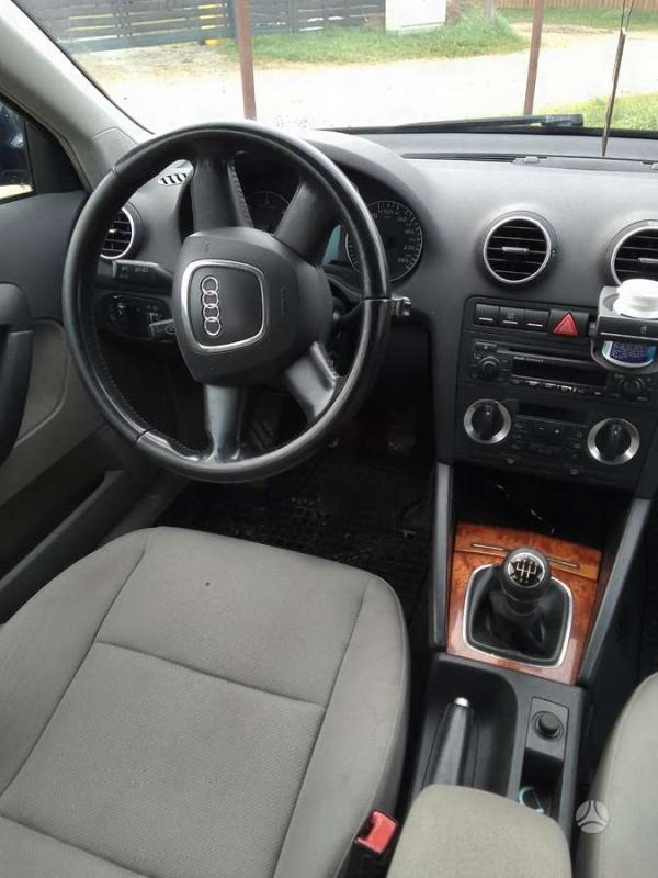 Zils Audi A3 2006 Šauļi, ar dzinēja tilpumu 1.90 L un nobraukumu 340 tūkst. km par 2550 €, foto 8 vietnē AUTOMOTO.COM.LV