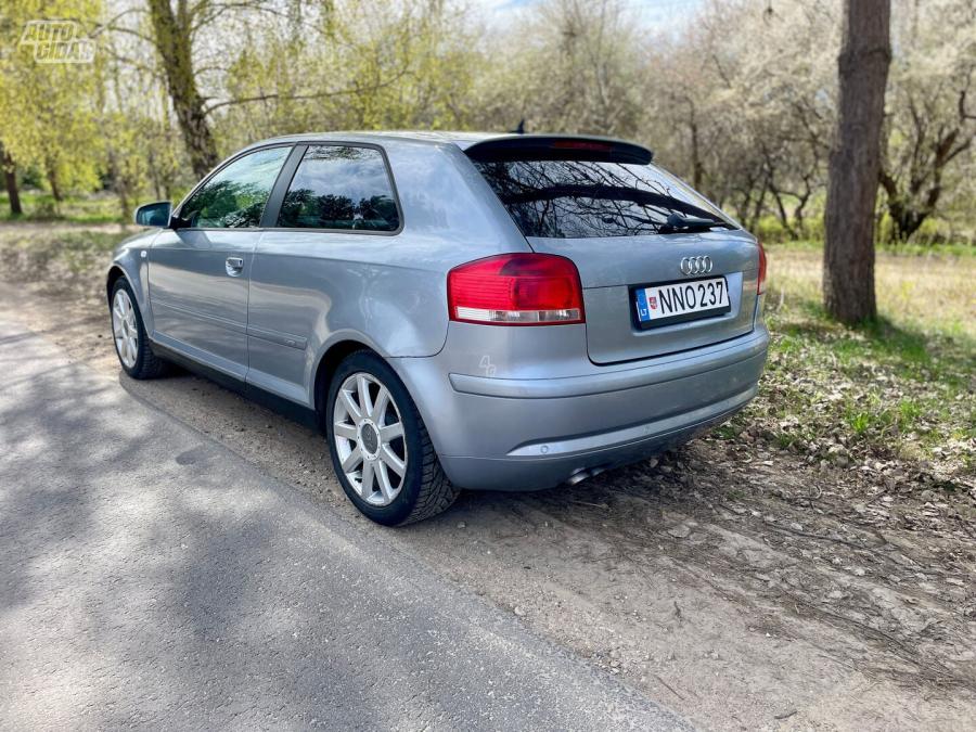 Blue Audi A3 2006 in Vilnius, with an engine capacity of 2.00 L and mileage of 287 thousand km for 2500 €, photo 3 on AUTOMOTO.COM.LV