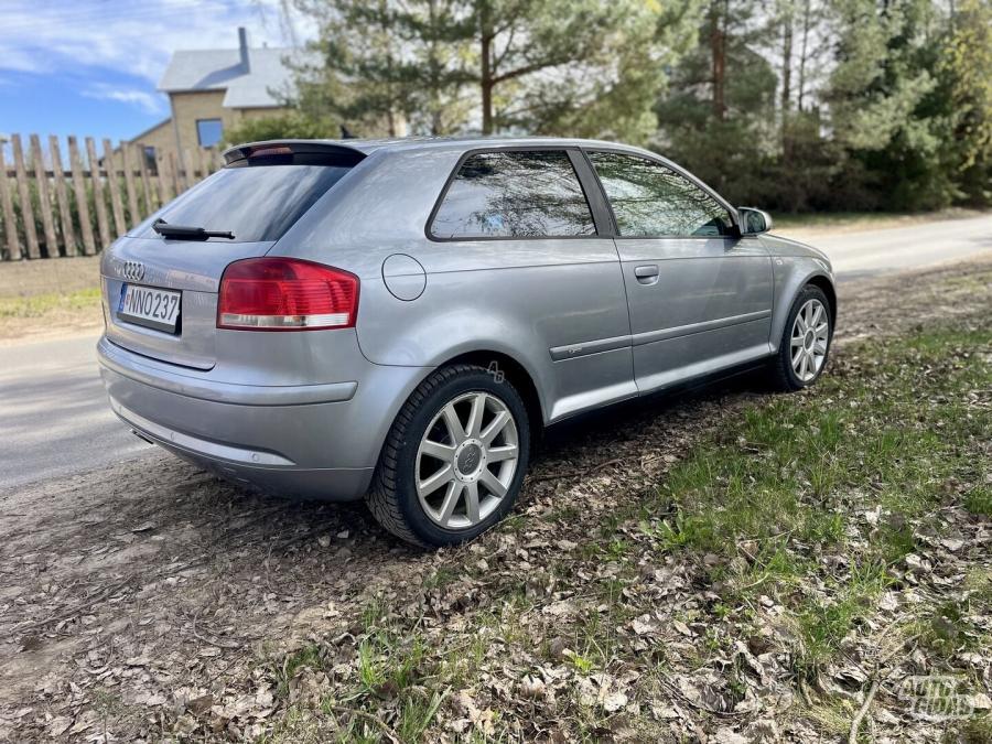 Blue Audi A3 2006 in Vilnius, with an engine capacity of 2.00 L and mileage of 287 thousand km for 2500 €, photo 4 on AUTOMOTO.COM.LV