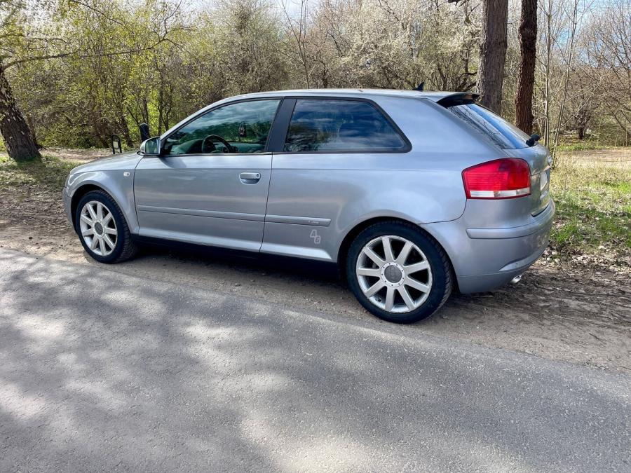 Blue Audi A3 2006 in Vilnius, with an engine capacity of 2.00 L and mileage of 287 thousand km for 2500 €, photo 7 on AUTOMOTO.COM.LV