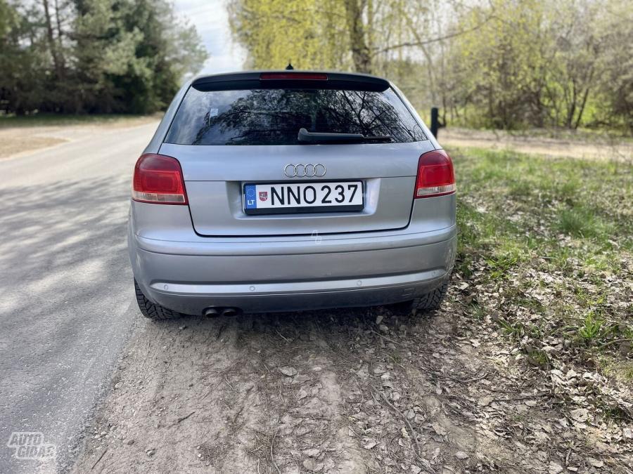 Blue Audi A3 2006 in Vilnius, with an engine capacity of 2.00 L and mileage of 287 thousand km for 2500 €, photo 11 on AUTOMOTO.COM.LV