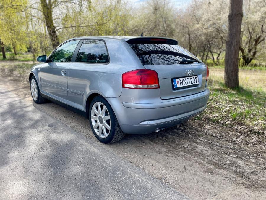 Blue Audi A3 2006 in Vilnius, with an engine capacity of 2.00 L and mileage of 287 thousand km for 2500 €, photo 3 on AUTOMOTO.COM.LV