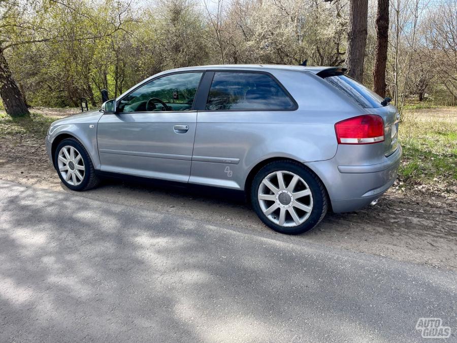 Blue Audi A3 2006 in Vilnius, with an engine capacity of 2.00 L and mileage of 287 thousand km for 2500 €, photo 7 on AUTOMOTO.COM.LV