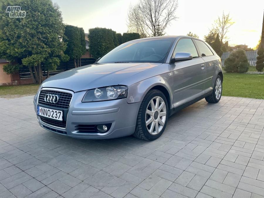 Blue Audi A3 2006 in Vilnius, with an engine capacity of 2.00 L and mileage of 287 thousand km for 2500 €, photo 1 on AUTOMOTO.COM.LV