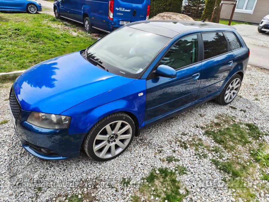 Zils Audi A3 2006 Tallina, ar dzinēja tilpumu 3.20 L un nobraukumu 0 tūkst. km par 2500 €, foto 3 vietnē AUTOMOTO.COM.LV