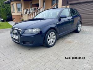 Синий Ауди А3 2006 в Вильнюс, объемом двигателя 1.90 л и пробегом 392 тыс. км за 2500 €, фото  на AUTOMOTO.COM.LV