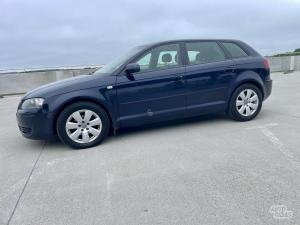 Blue Audi A3 2006 in Vilnius, with an engine capacity of 1.90 L and mileage of 392 thousand km for 2300 €, photo 7 on AUTOMOTO.COM.LV