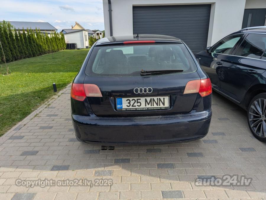 Blue Audi A3 2006 in Tartu, with an engine capacity of 2.00 L and mileage of 340 thousand km for 1500 €, photo 8 on AUTOMOTO.COM.LV