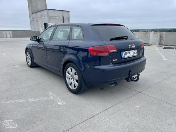 Blue Audi A3 2006 in Vilnius, with an engine capacity of 1.90 L and mileage of 393 thousand km for 2150 €, photo 4 on AUTOMOTO.COM.LV
