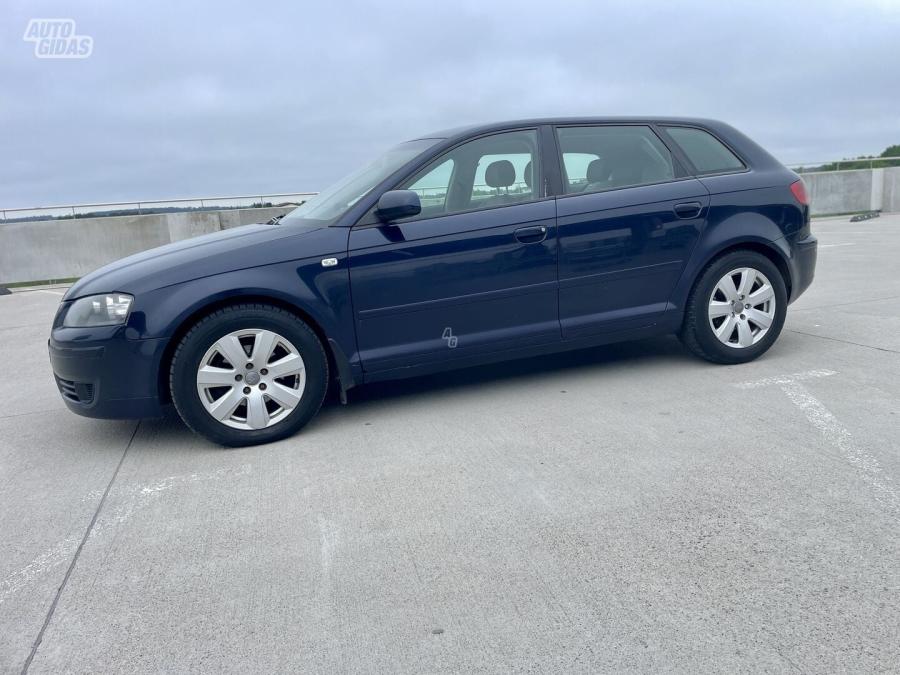 Blue Audi A3 2006 in Vilnius, with an engine capacity of 1.90 L and mileage of 393 thousand km for 2000 €, photo 7 on AUTOMOTO.COM.LV